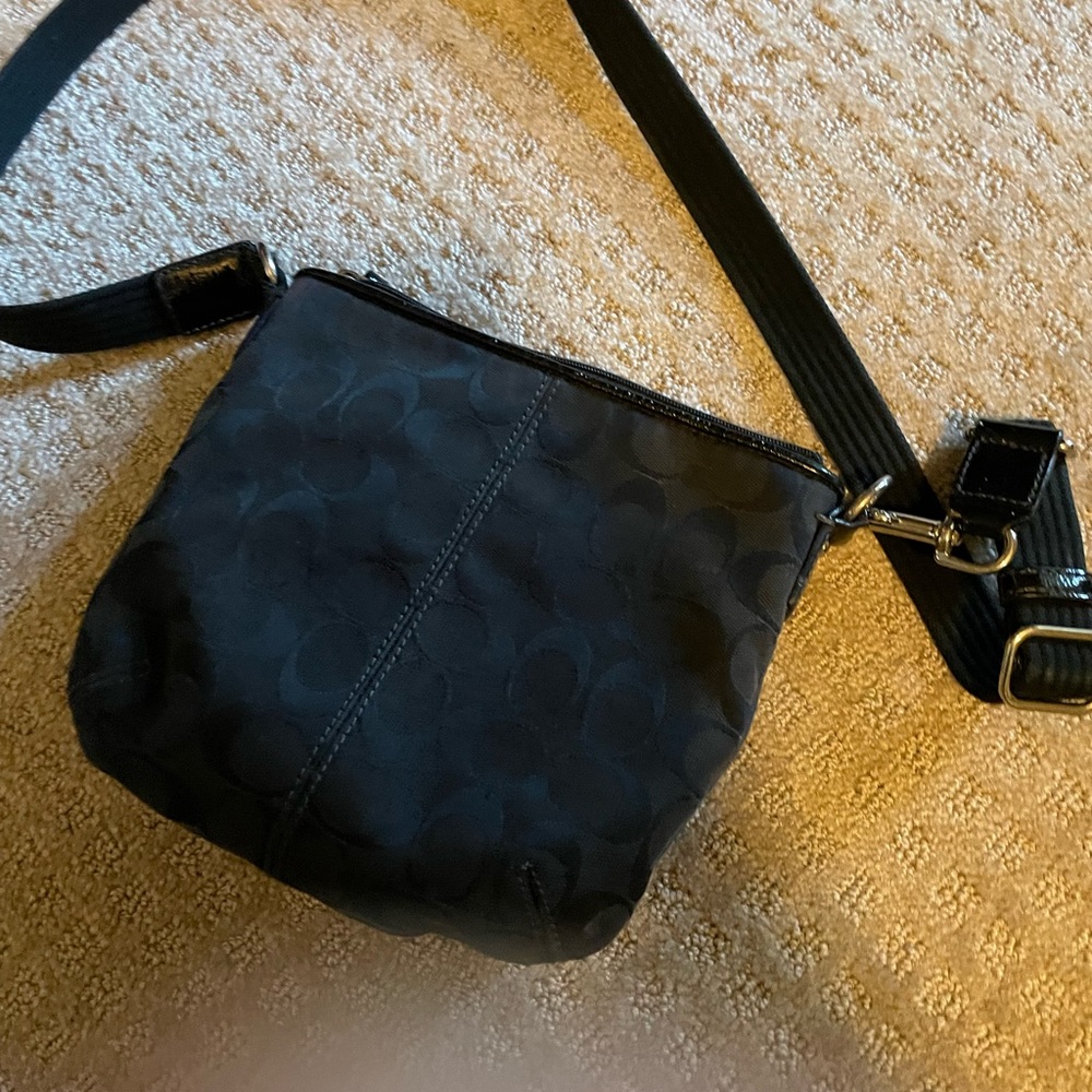 Coach Black Crossbody Purse - Gem